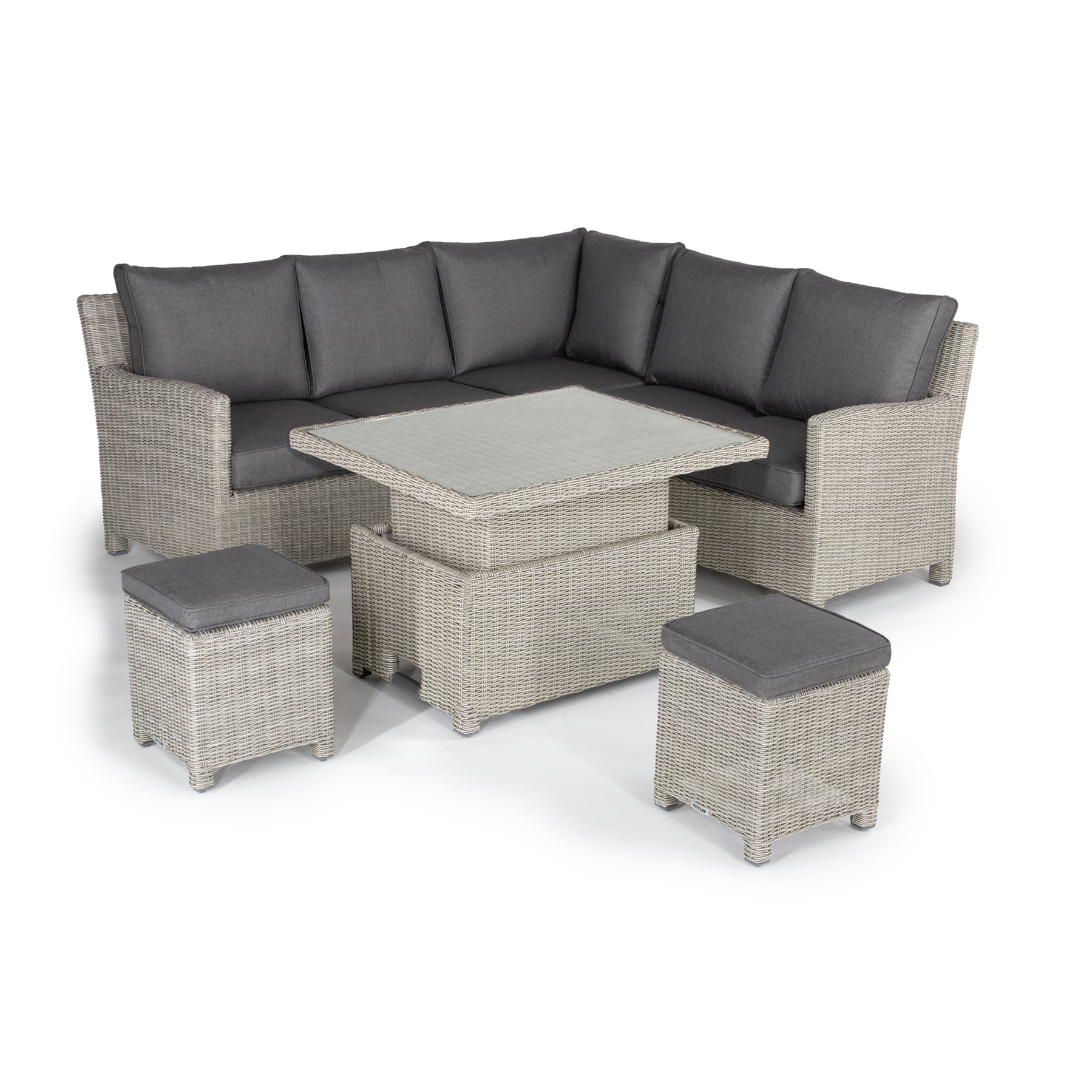 Kettler Palma Signature Mini Corner Set in White Wash