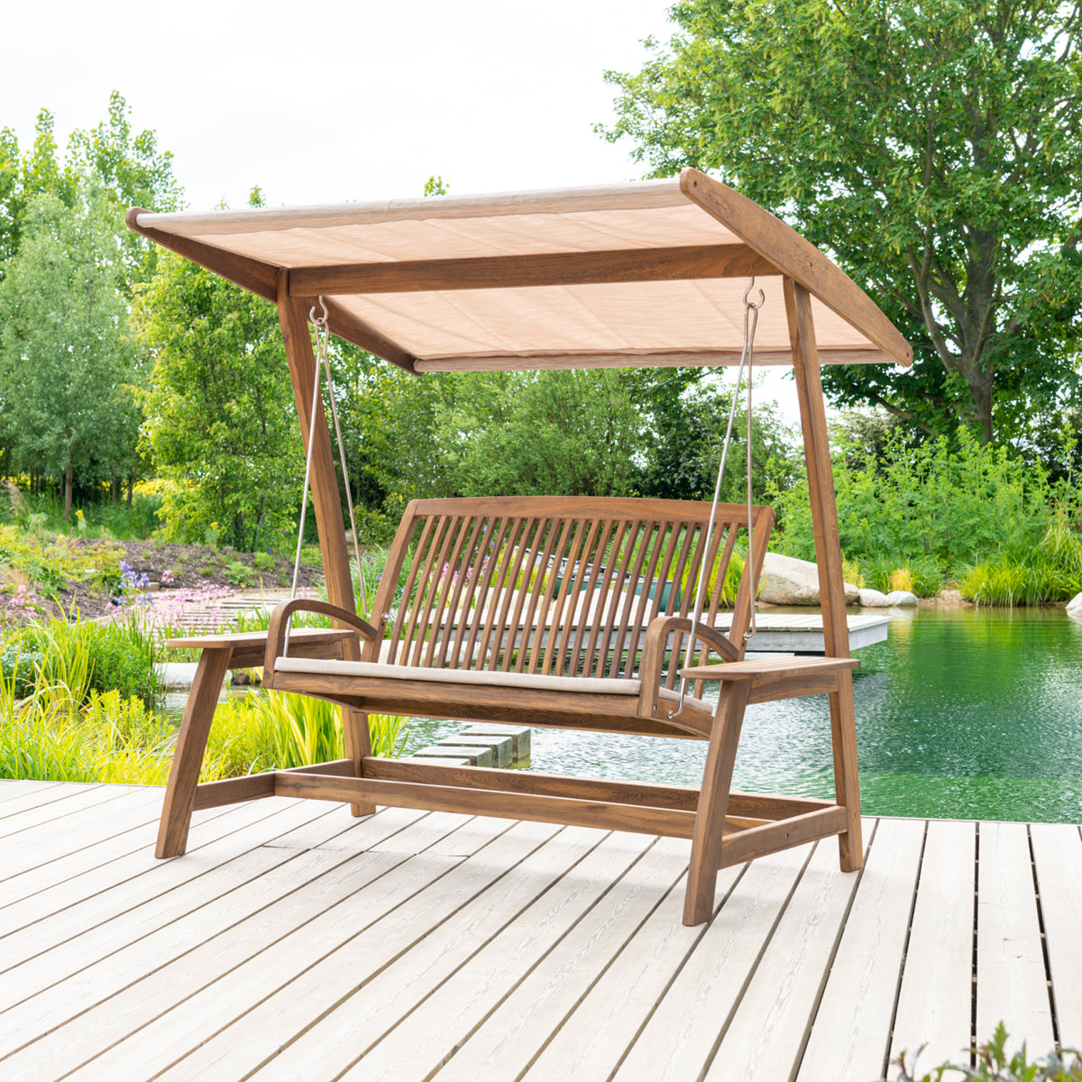 Alexander Rose Bolney Dark Acacia 4ft Bench