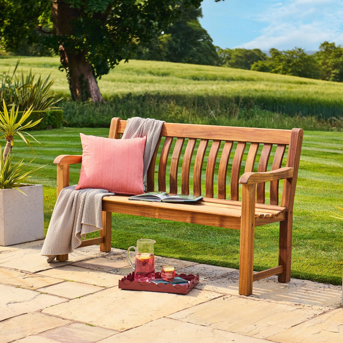 Alexander Rose Redcliffe Acacia St George Bench 4ft & 5ft