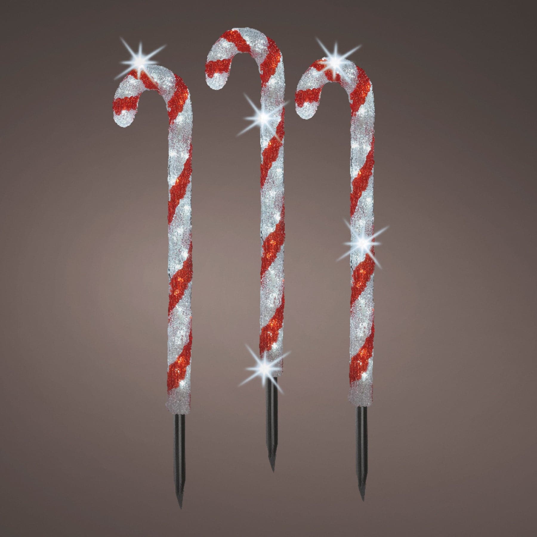 LED Candy Stick Acrylic Candy Stick Red, Cool White 90 Lights — Mid ...