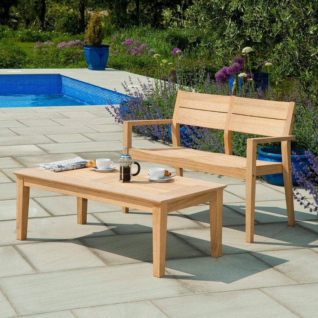 Alexander Rose Roble 4ft Garden Bench and Table Set